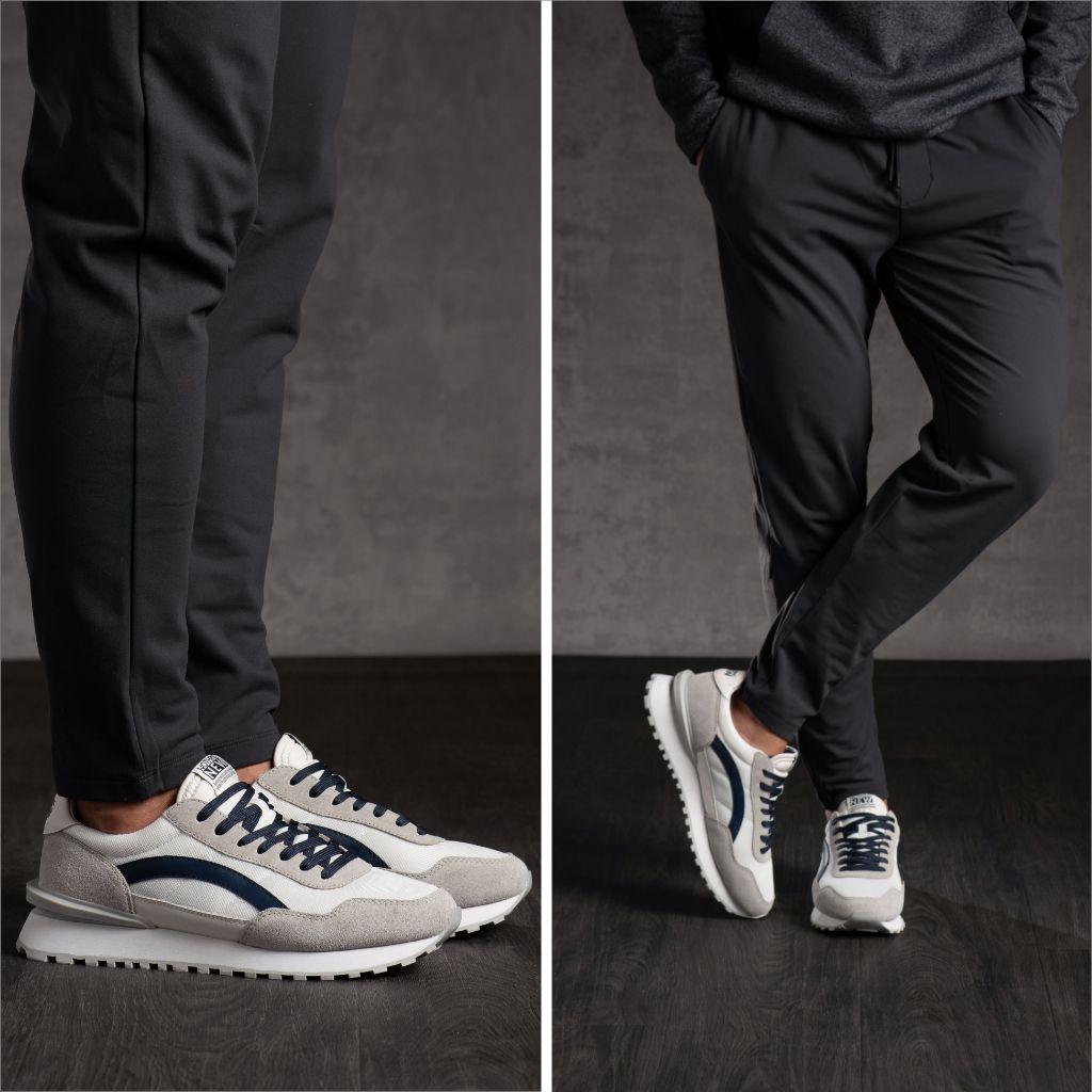 Men's Verge Lifestyle Running Sneaker In Grey 'Shark' - Nothing New®