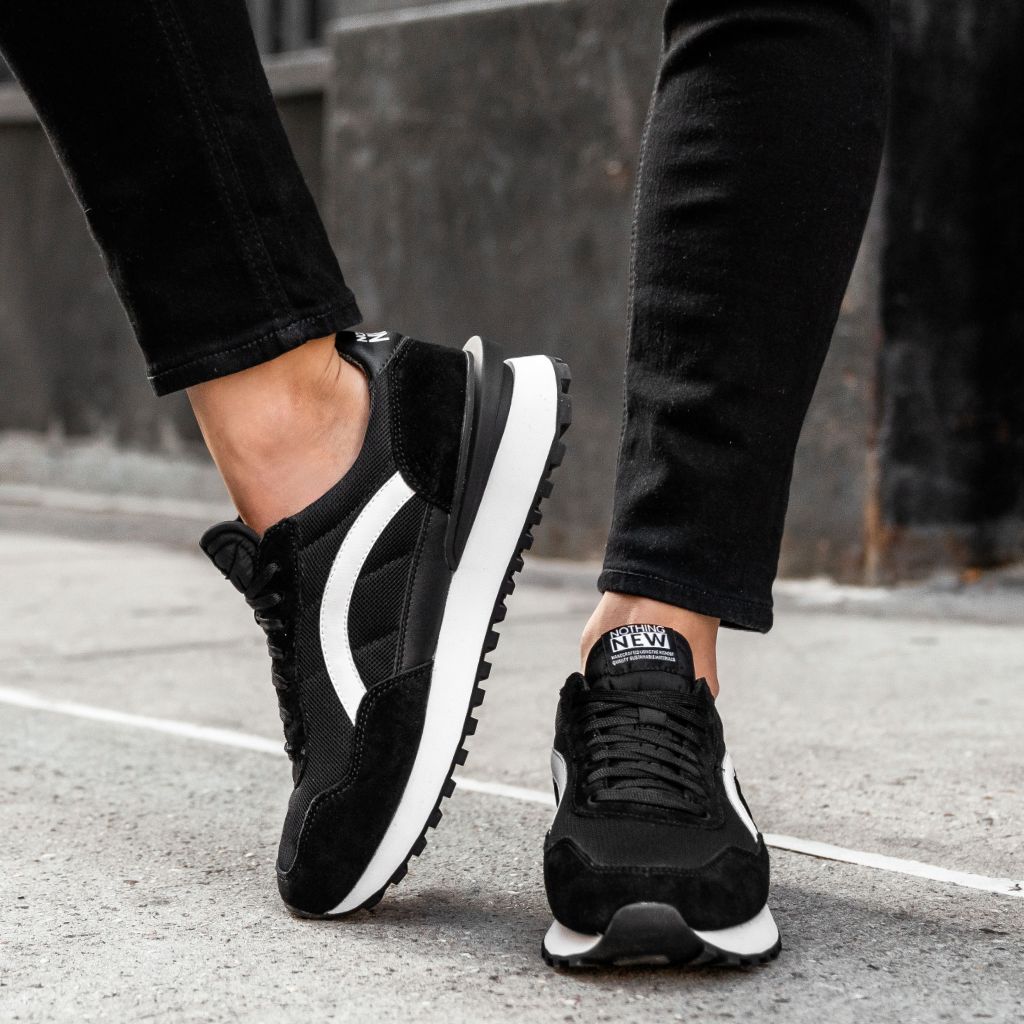 Women's Verge Lifestyle Running Sneaker In Black - Nothing New®