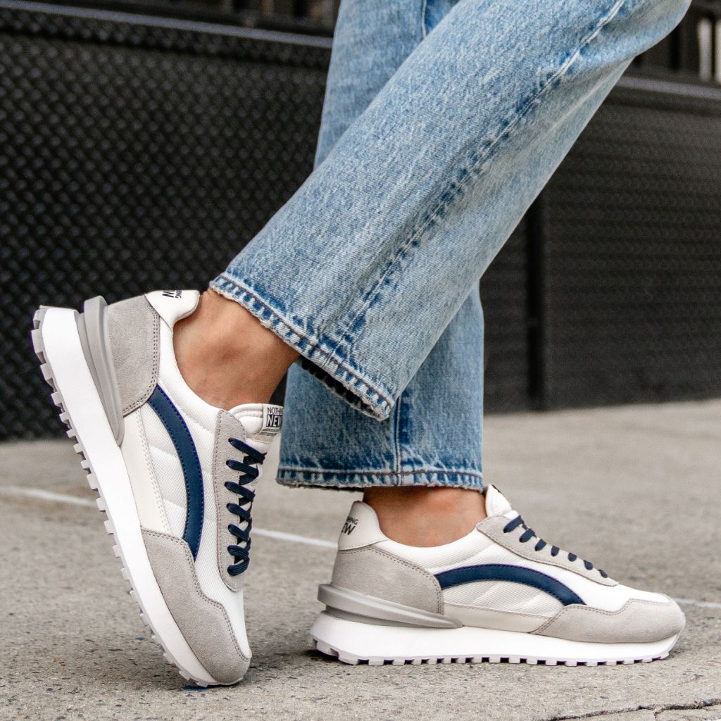 Women's Verge Lifestyle Running Sneaker In Grey 'Shark' - Nothing New®