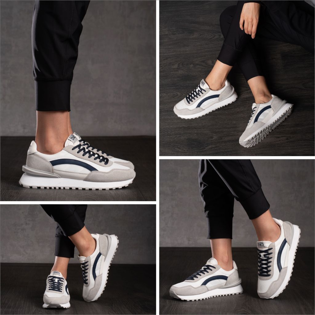 Women's Verge Lifestyle Running Sneaker In Grey 'Shark' - Nothing New®