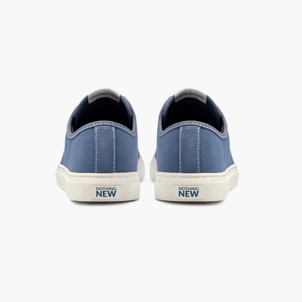 Men's Sky Blue x Off-White Low Top Designer Sneaker - Nothing New®
