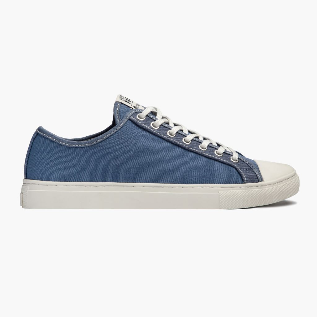 Men's Sky Blue x Off-White Low Top Designer Sneaker - Nothing New®