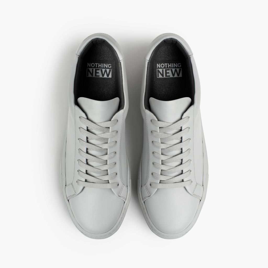 Men's Unoriginal Upcycled Leather Sneaker In Grey - Nothing New®